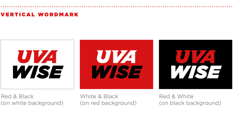 Wordmarks | University of Virginia Wise