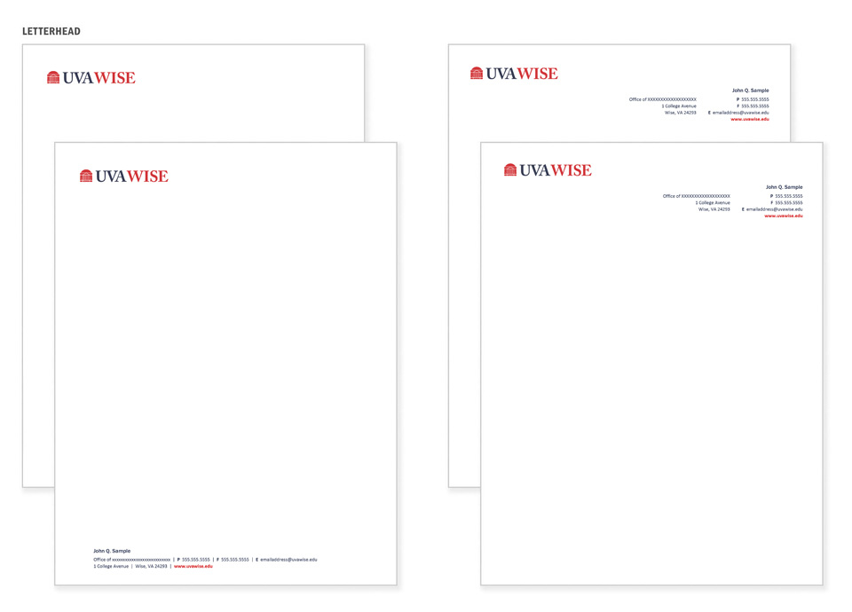 Stationery | University of Virginia Wise